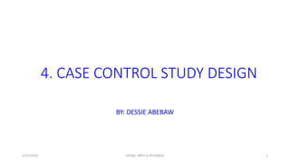 L4. case control study design | PPT