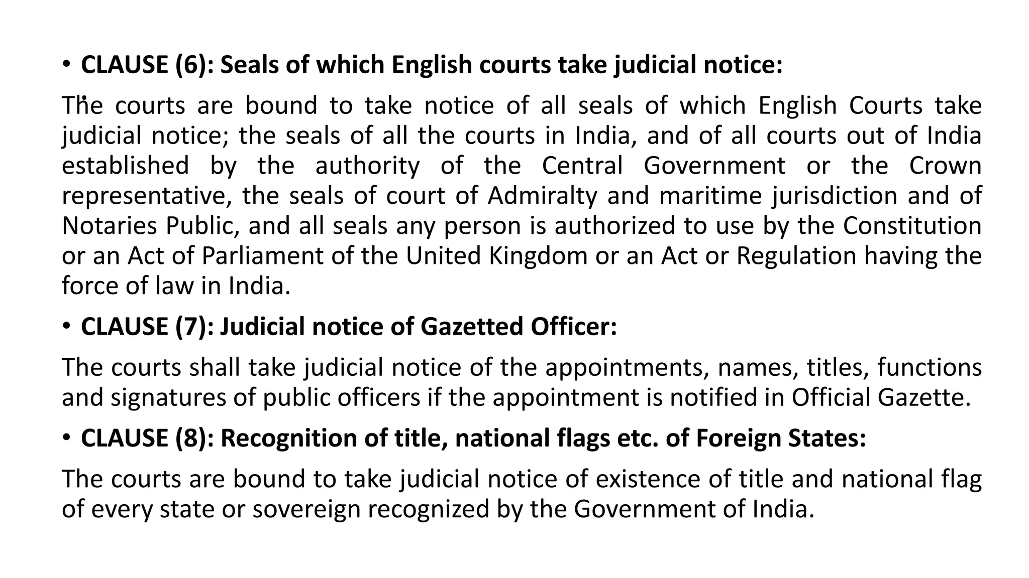 evidence - judicial notice | PPTX