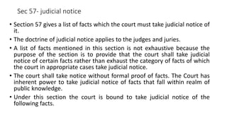 evidence - judicial notice | PPTX