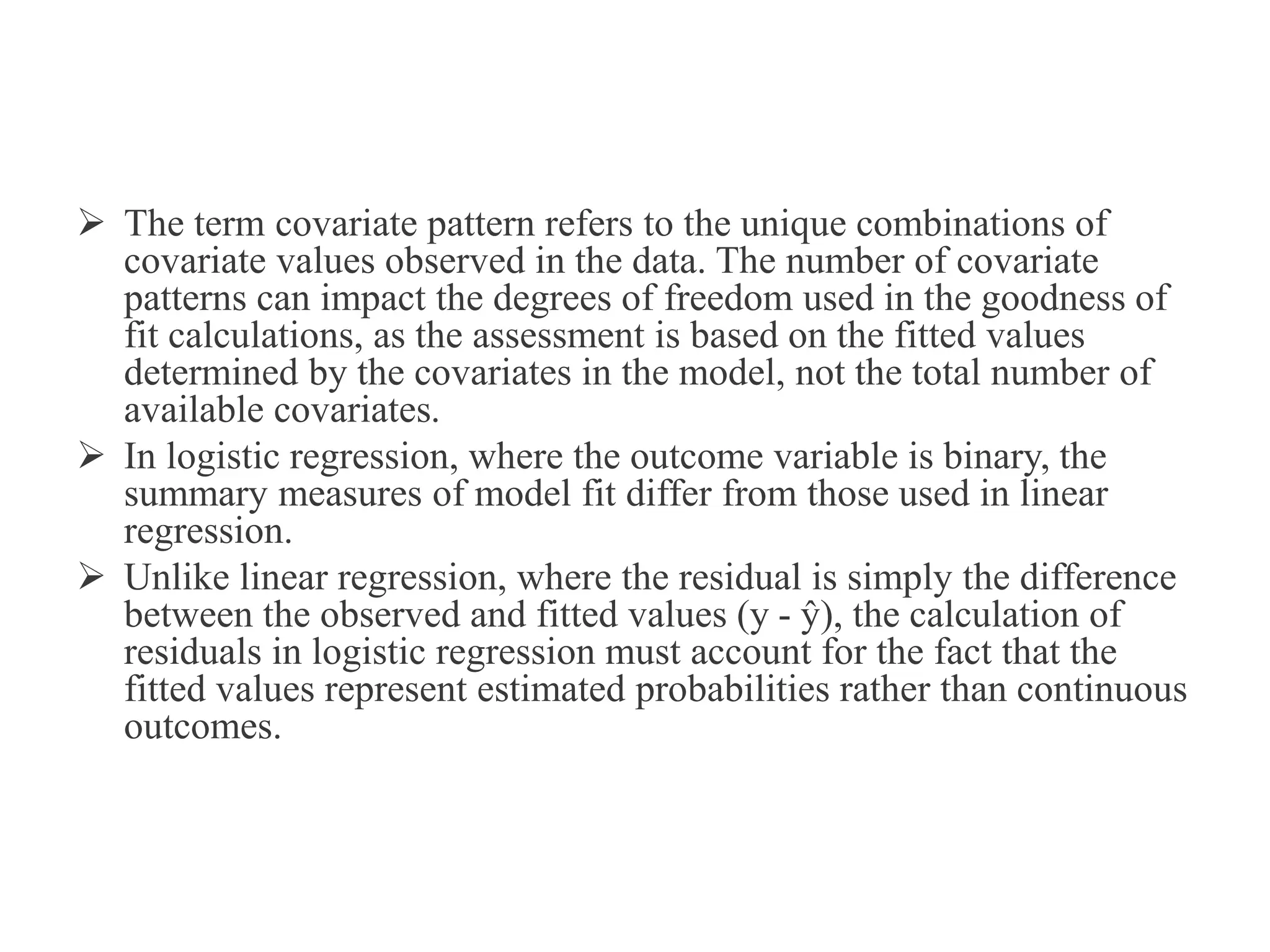 binary logistic assessment methods and strategies | PPT