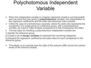 binary logistic assessment methods and strategies | PPT