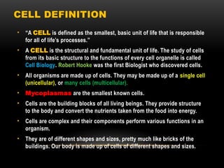 L4.pptx classification of cells presentation | PPTX