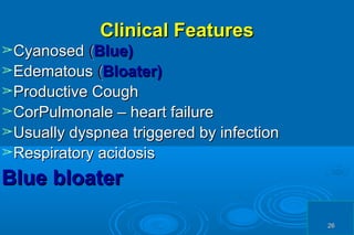 Chronic Bronchitis Blue Bloater