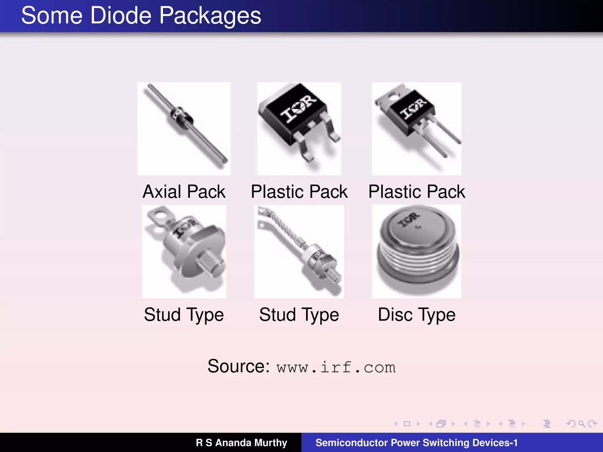 Lecture-4 : Semiconductor Power Switching Devices-1 | PDF