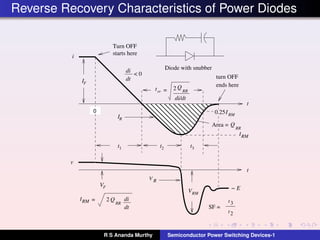 Lecture-4 : Semiconductor Power Switching Devices-1 | PDF