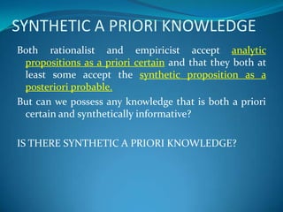 L4 critique of pure reason | PPTX