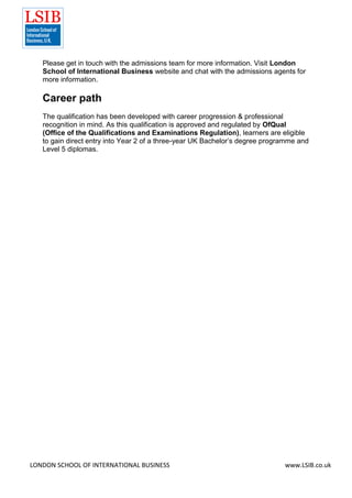 HNC Health and Social Care (Level 4) | PDF
