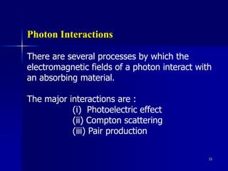 L4 interaction with matter | PPT | Chemistry | Science