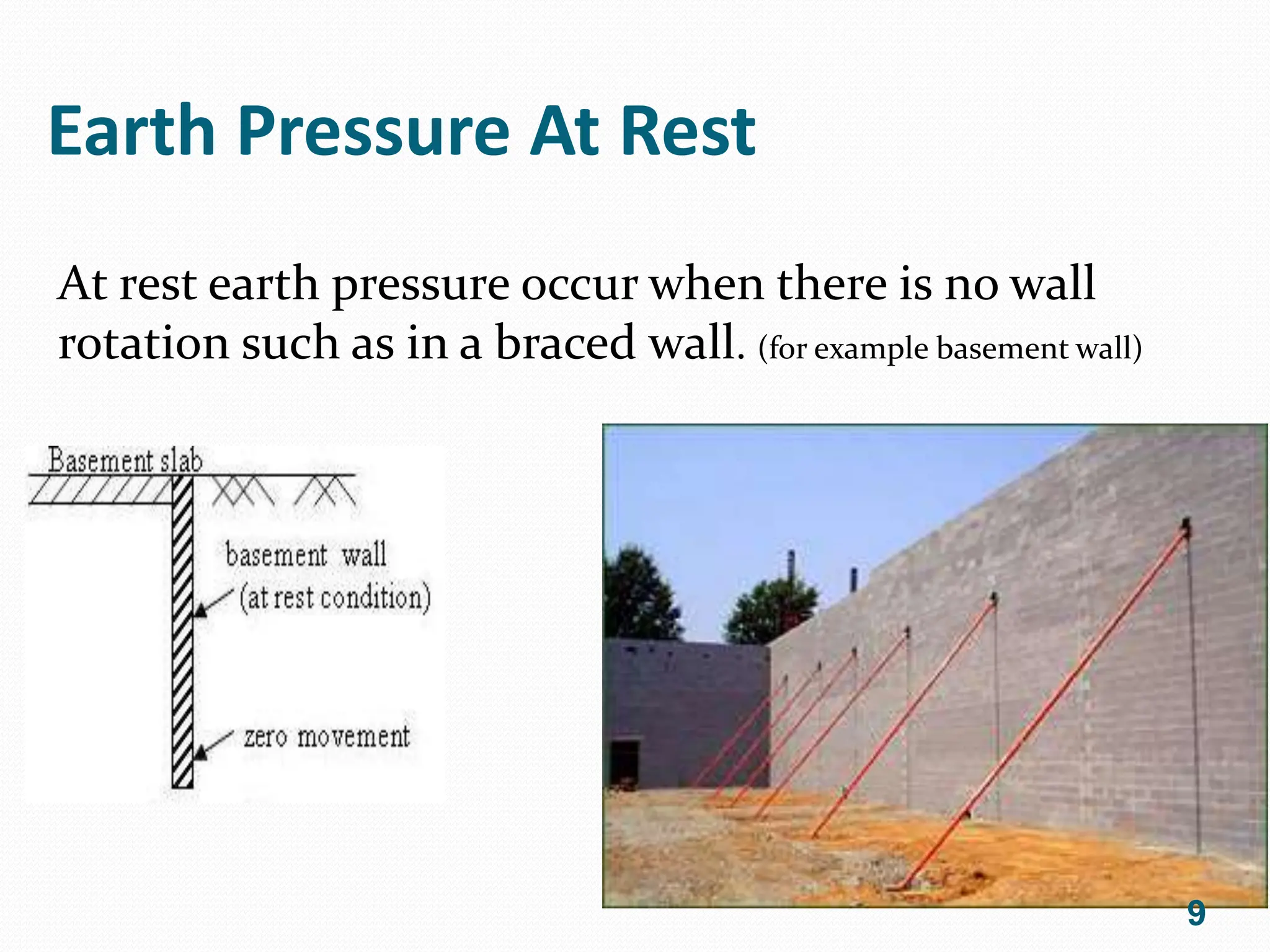 Lateral earth pressure of geotechnical engineering.pptx | Geology | Science