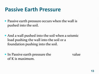 Lateral earth pressure of geotechnical engineering.pptx