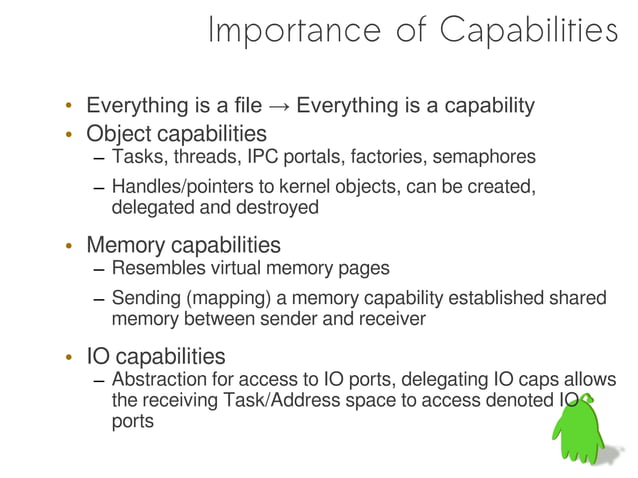 L4 Microkernel :: Design Overview | PPT
