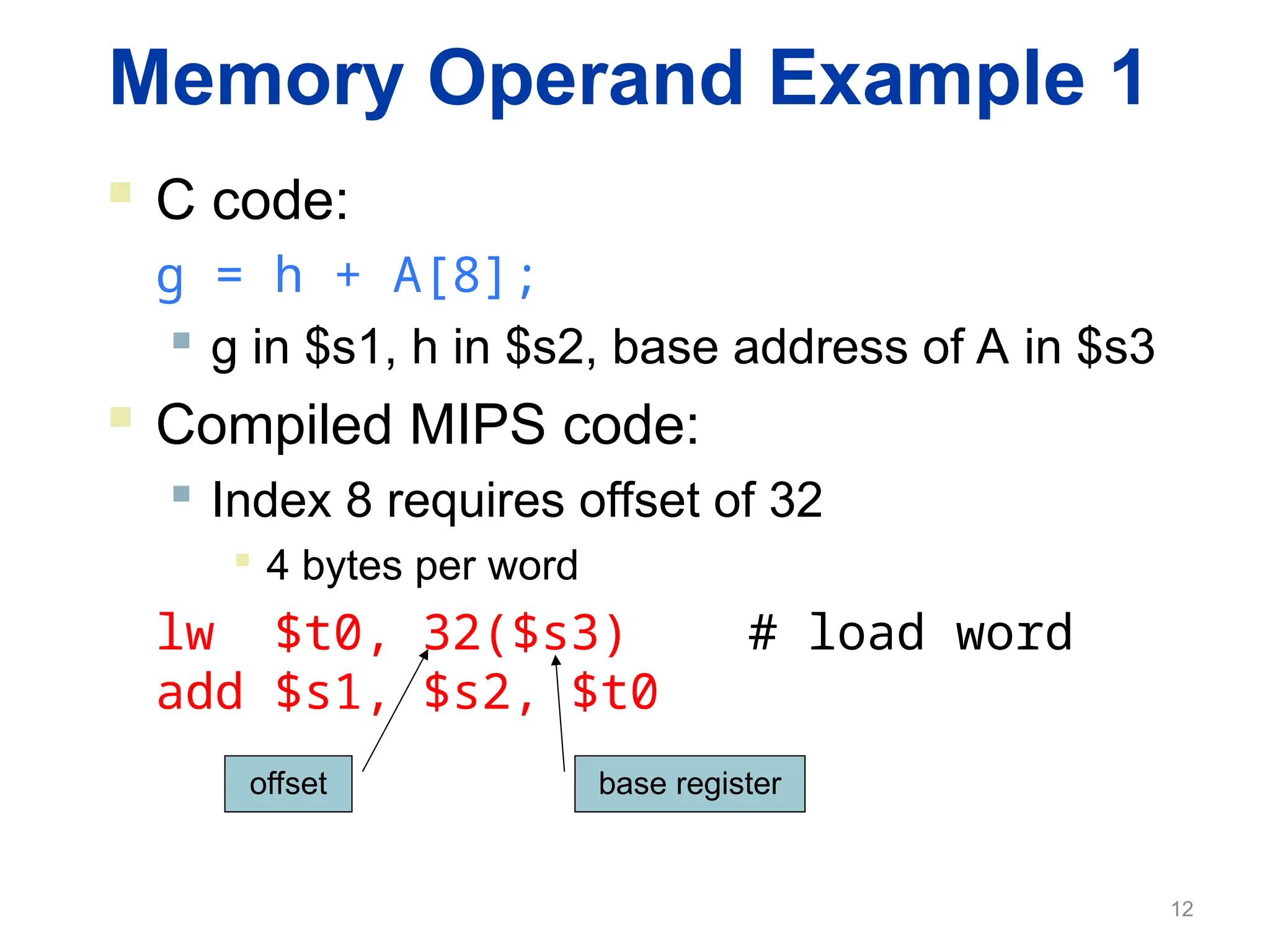 COMPUTER ARCHITECTURE MIPS INTRODUCTION ISA | PPT