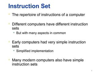 COMPUTER ARCHITECTURE MIPS INTRODUCTION ISA | PPT