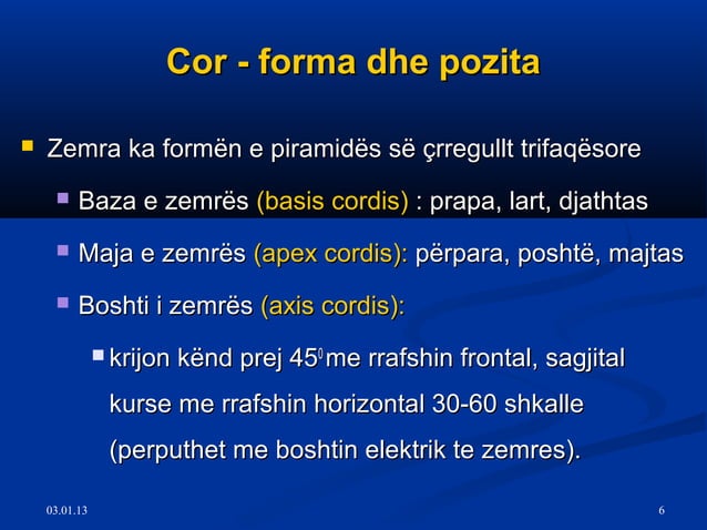 L4 scv cor et pericardium | PPT