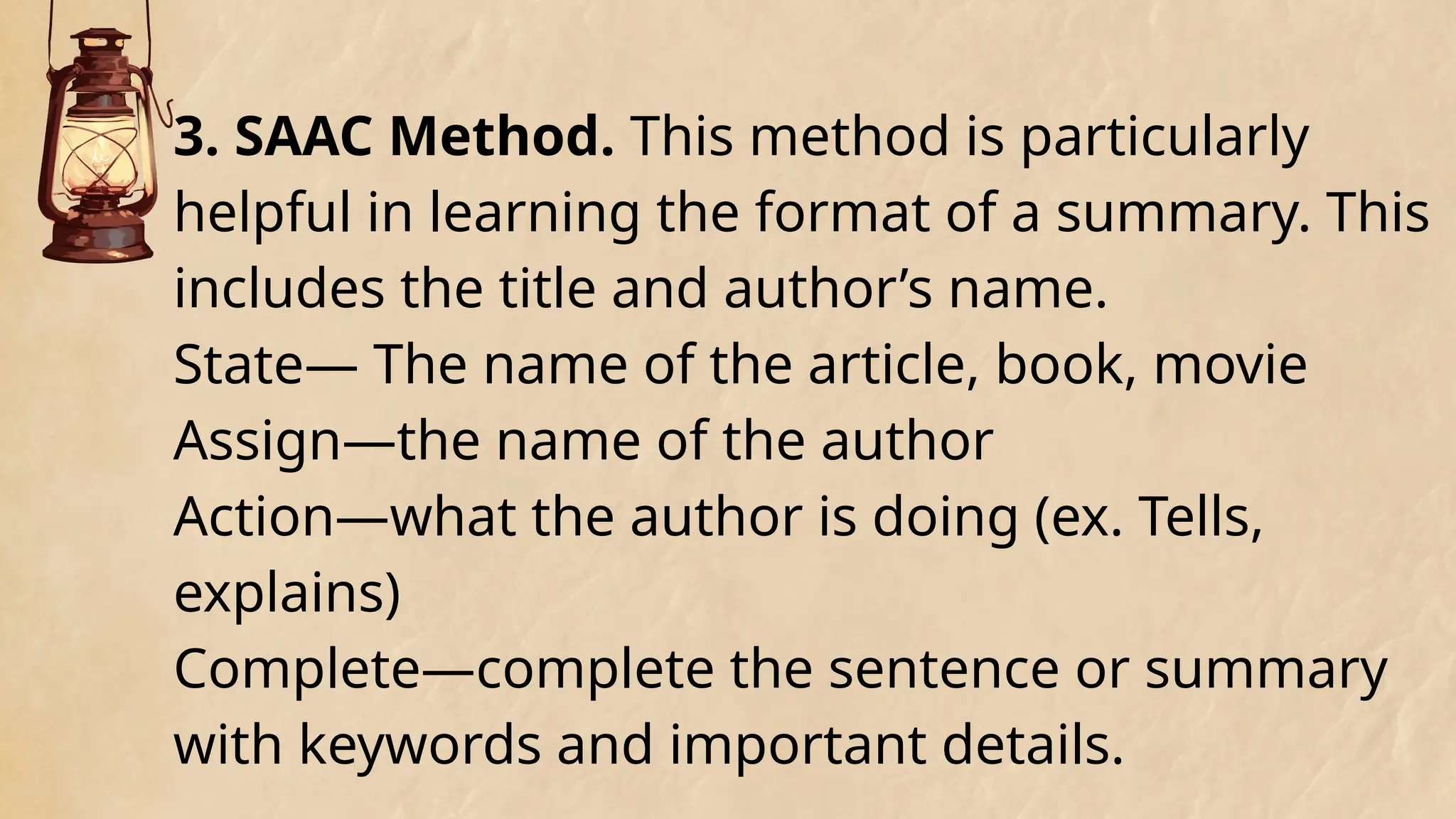 L4-SUMMARIZING-TEXT.pptxmxnknscnsifgsuicvx | PPTX