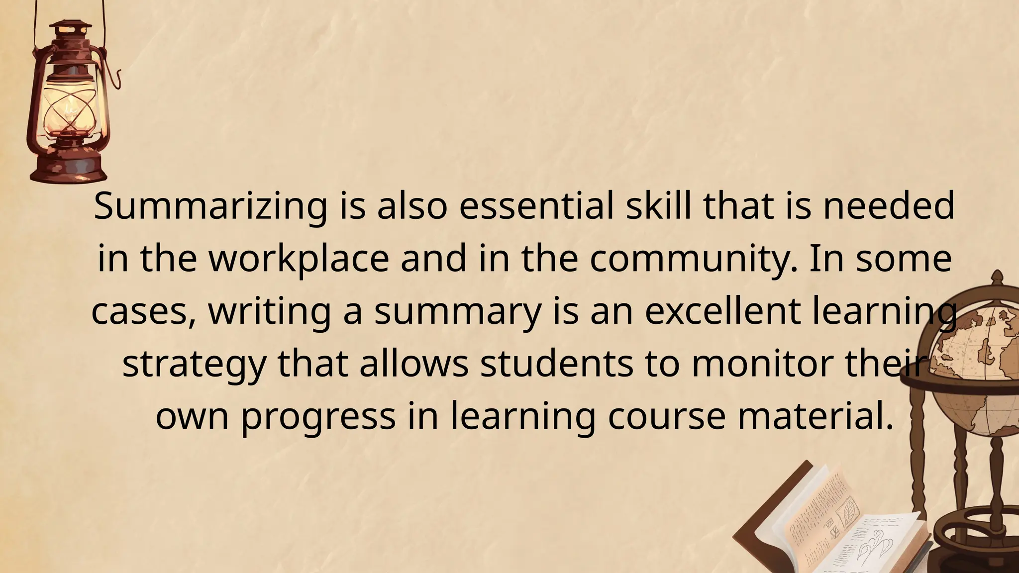 L4-SUMMARIZING-TEXT.pptxmxnknscnsifgsuicvx | PPTX