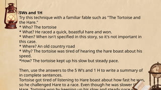 L4-SUMMARIZING-TEXT.pptxmxnknscnsifgsuicvx | PPTX