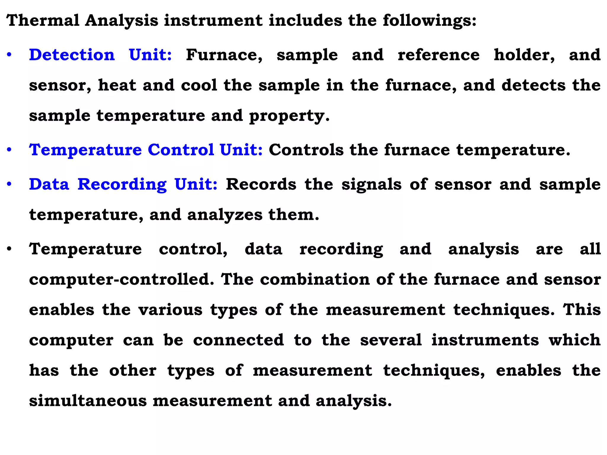Differential thermal analysis | PPTX
