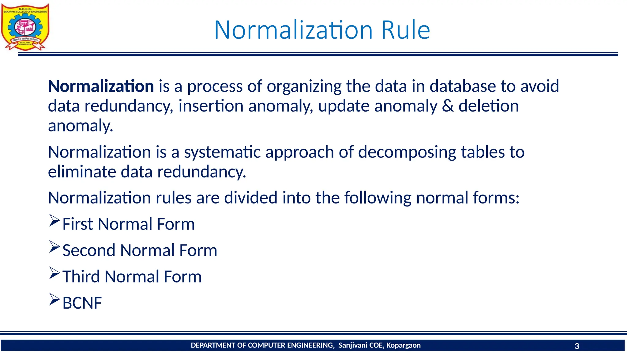 First Normal Form, Second Normal Form.pptx