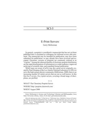 E print servers | PDF