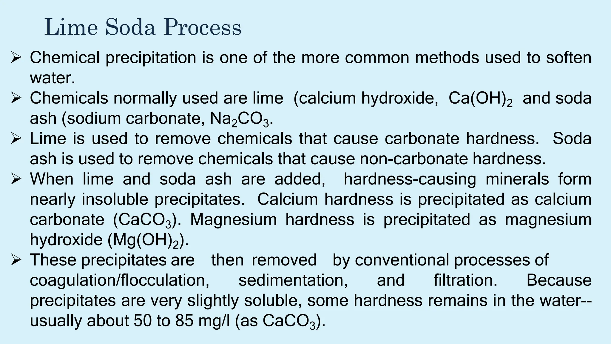L 4A - Water Softening by Lime Soda Method.ppt