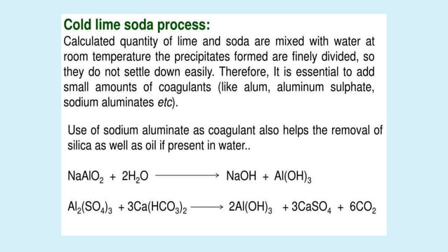 L 4A - Water Softening by Lime Soda Method.ppt | Chemistry | Science