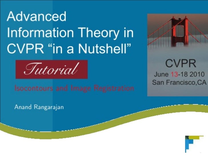 CVPR2010: Advanced ITinCVPR in a Nutshell: part 4: additional slides