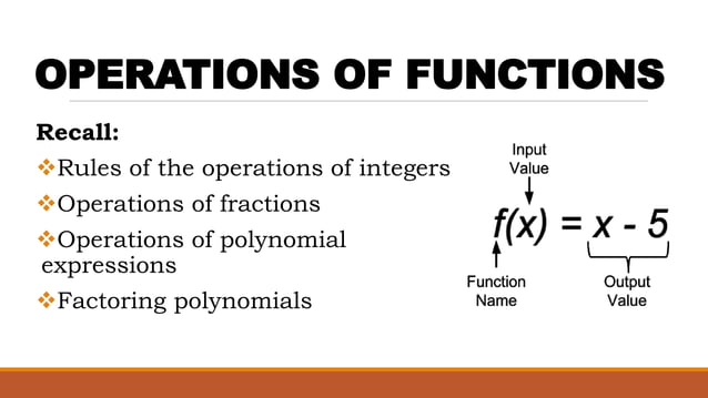 L4 Addition and Subtraction of Functions.pdf | Physics | Science