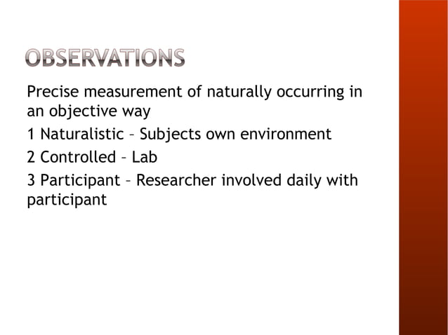 L4 and 5 non experimental methods | PPT