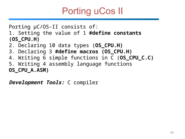 ucos-2 introduction and characteristics | PPT