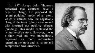 Atomic Theory: the discovery and development of understanding about ...