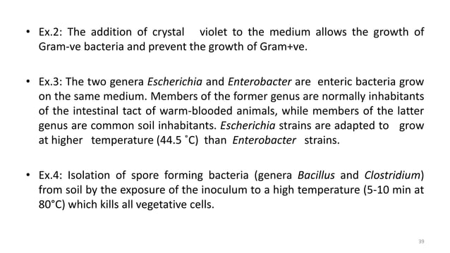Requirements for Bacterial growth and development | PDF