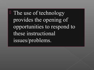 L4 basic concepts on integrating technology in instruction | PPT