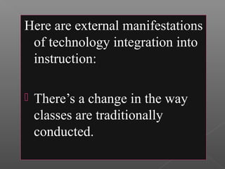 L4 basic concepts on integrating technology in instruction | PPT