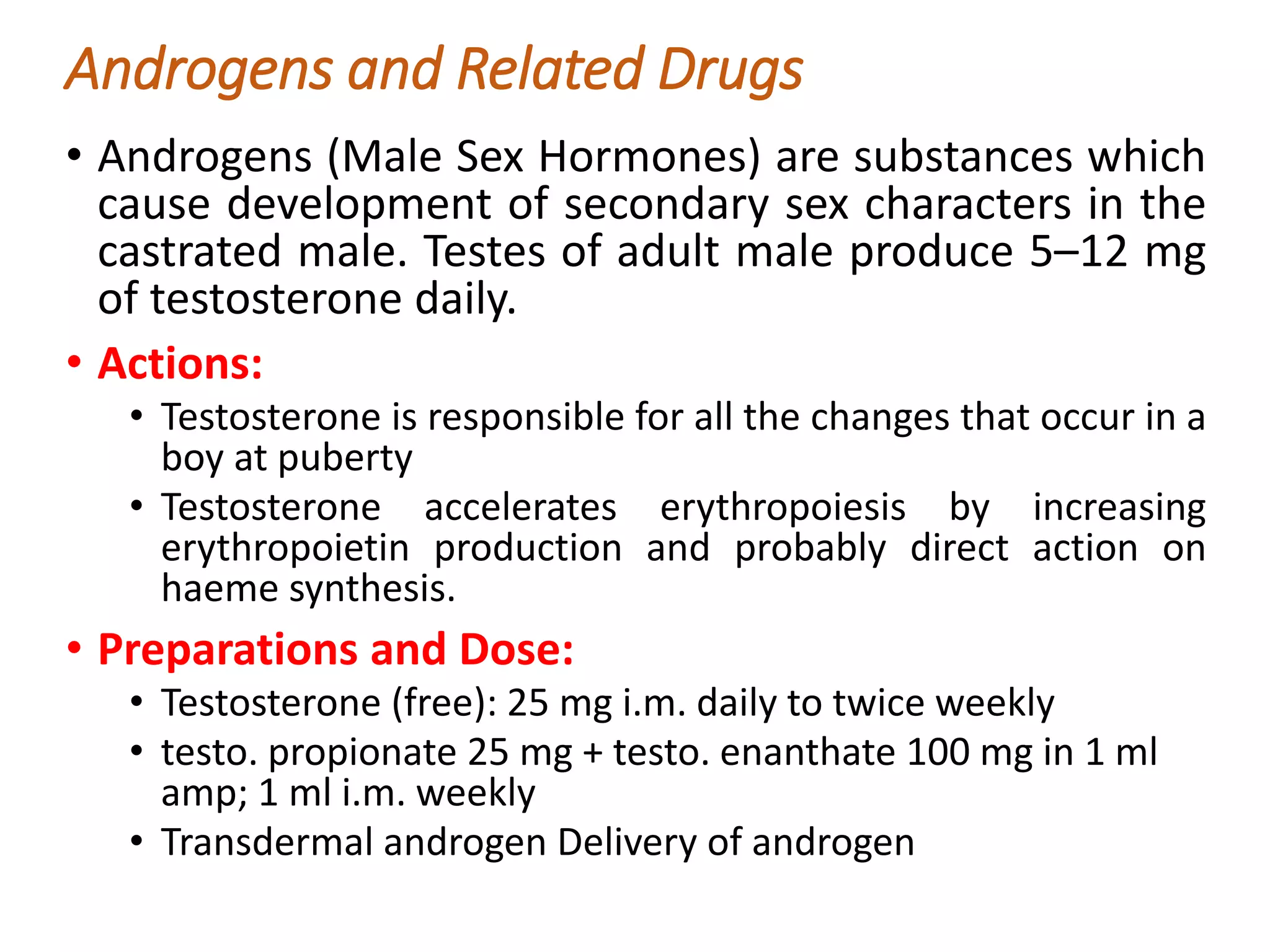Drugs Used in Endocrine Alteration | PPTX
