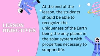 Earth as Unique Planet | PDF