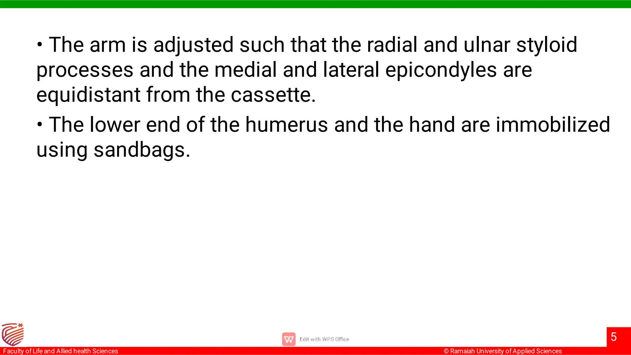 radiography of forearm from clarks positiong | PDF