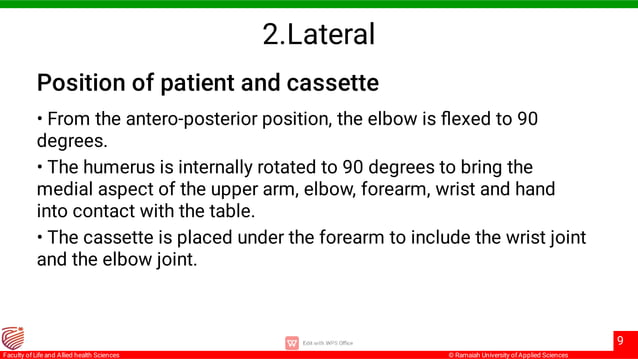 radiography of forearm from clarks positiong | PPT