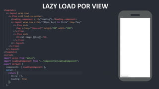 User Experience on Lazy Load render Components | PPT