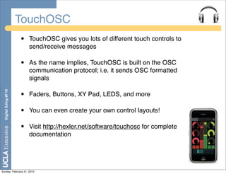 UCLA Extension Digital DJing Lecture 4 | PDF | Digital Audio | Computer Software and Applications