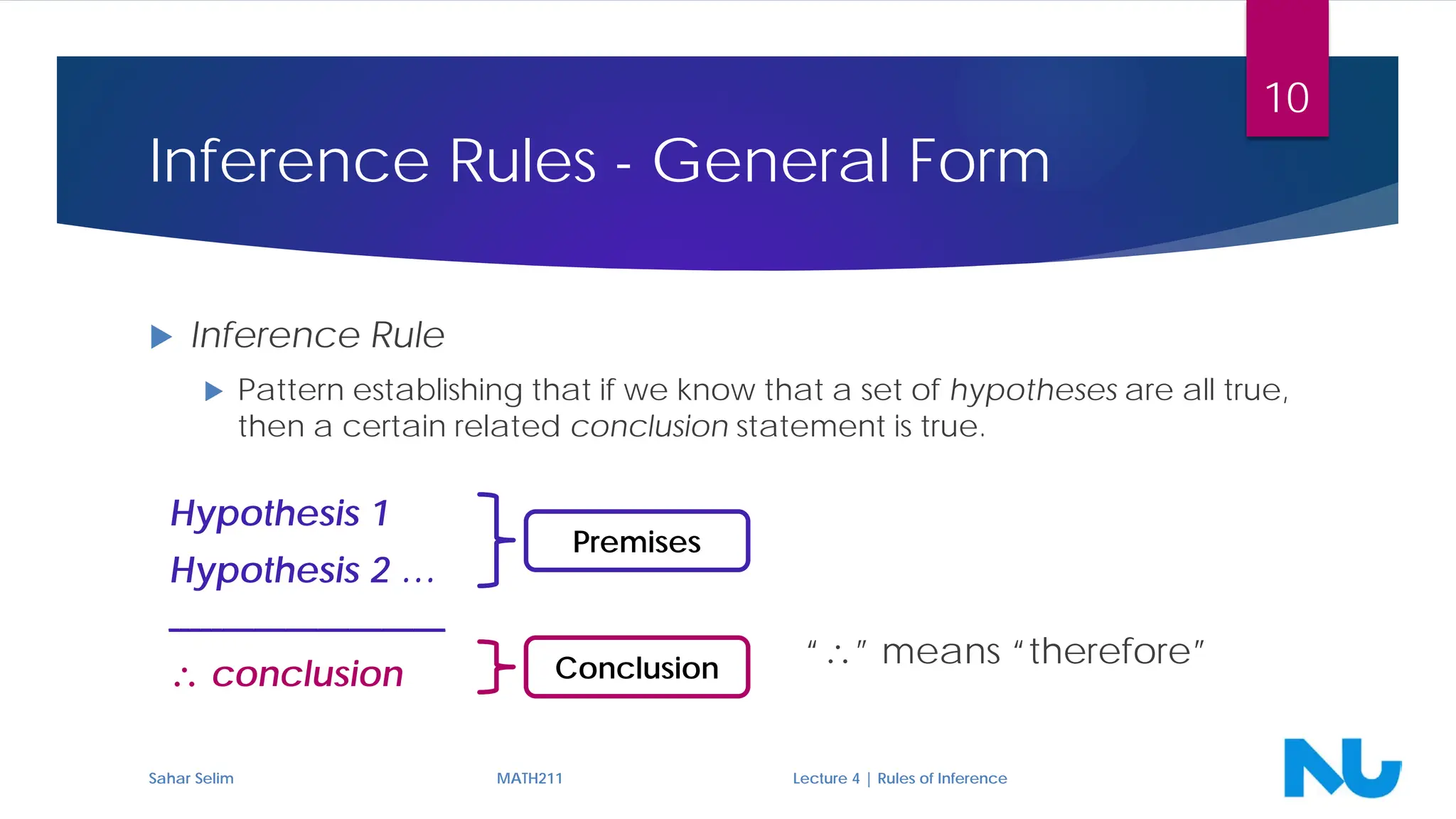 Discrete Mathematics: Lecture 4 - Inference Rules.pdf