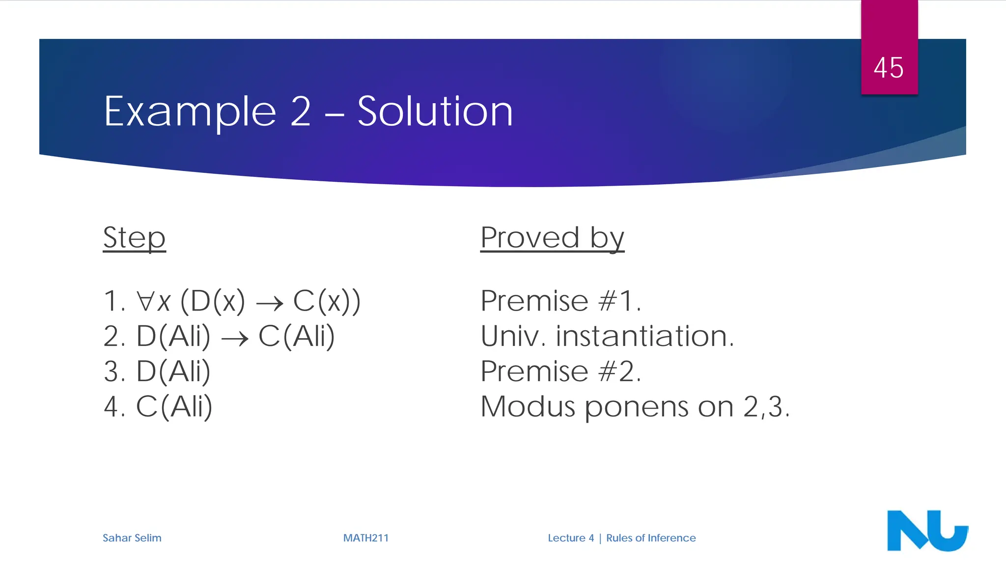 Discrete Mathematics: Lecture 4 - Inference Rules.pdf