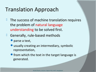 Types of machine translation | PPT