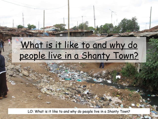 L4 living in a shanty town ap | PPT