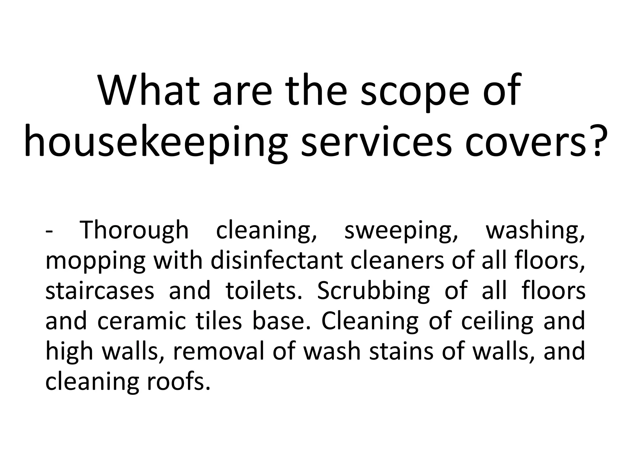 Housekeeping : Nature and Scope of Guest Room.pptx