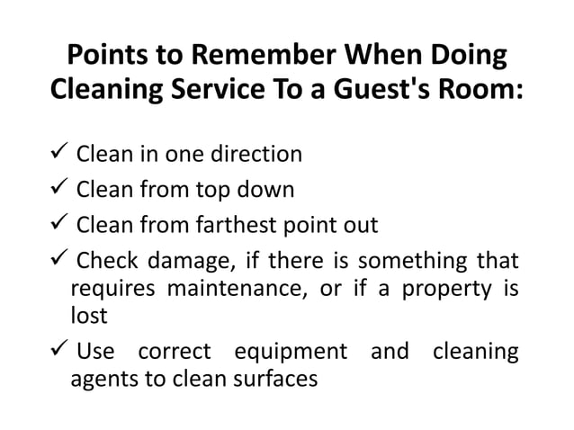 Housekeeping : Nature and Scope of Guest Room.pptx | Bath and Shower ...