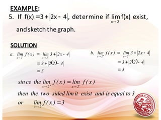 L4 One-sided limits limits at infinity.ppt
