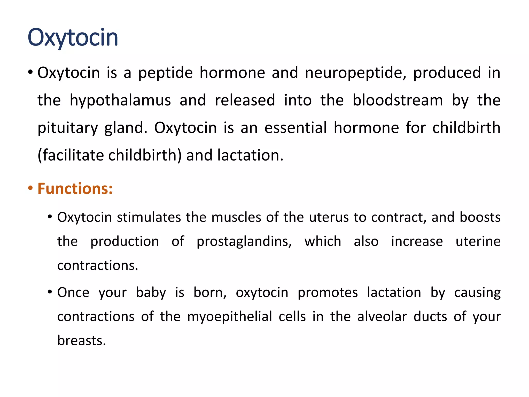 Oxytocin bioassay | PPTX