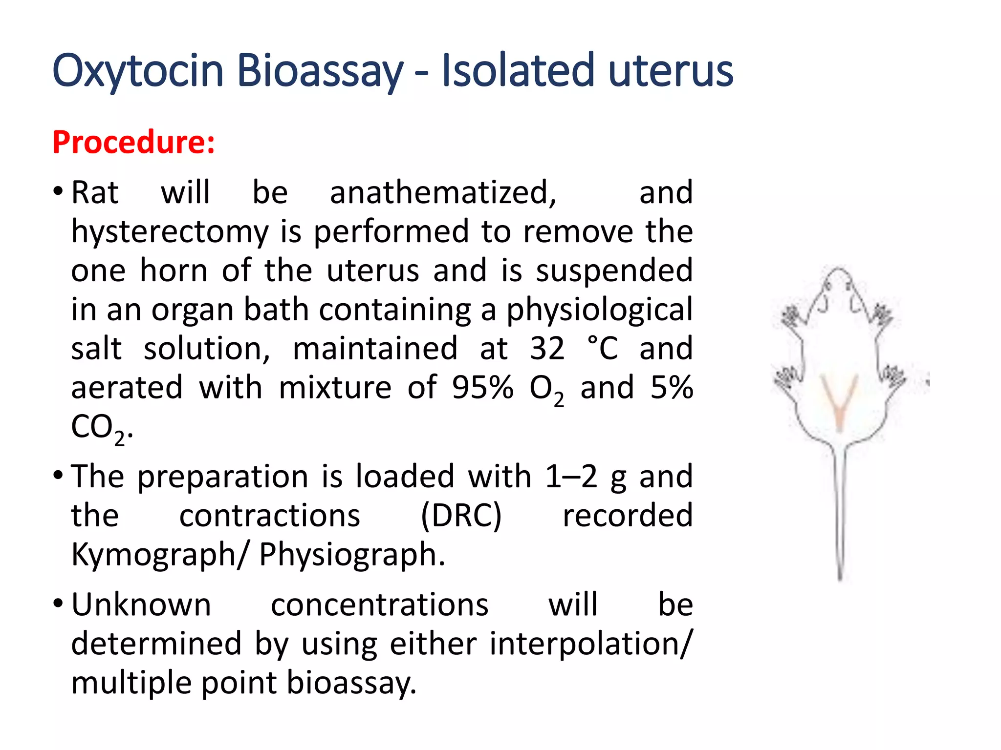 Oxytocin Bioassay Ppt