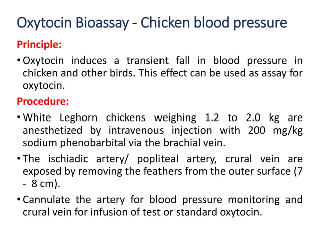 Oxytocin Bioassay Ppt